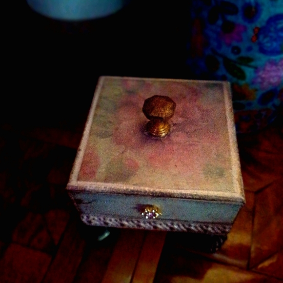 Accents | Handcrafted Shabby Trinket Box | Poshmark